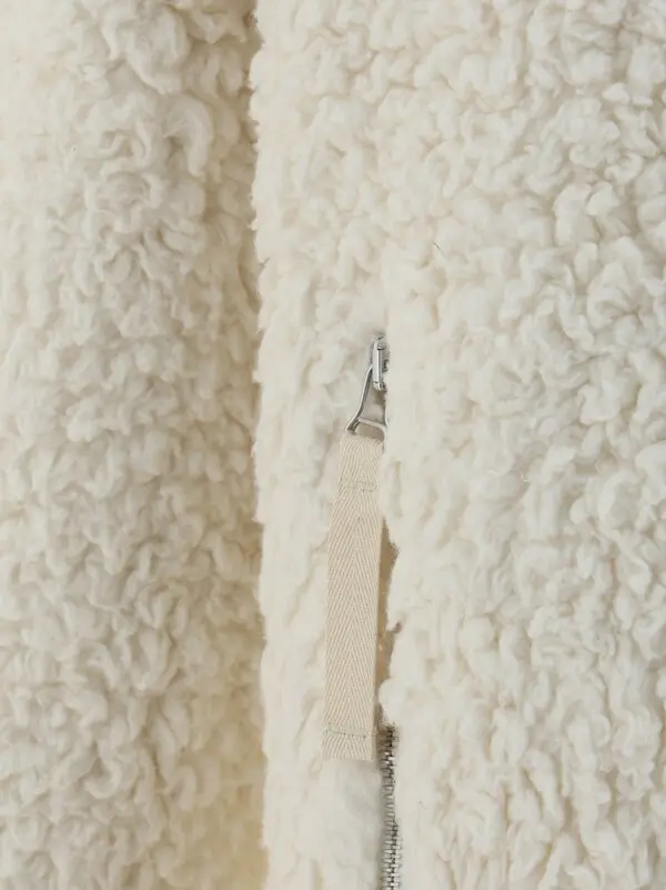 JIL SANDER Long-sleeved Zipped Jacket - Nude