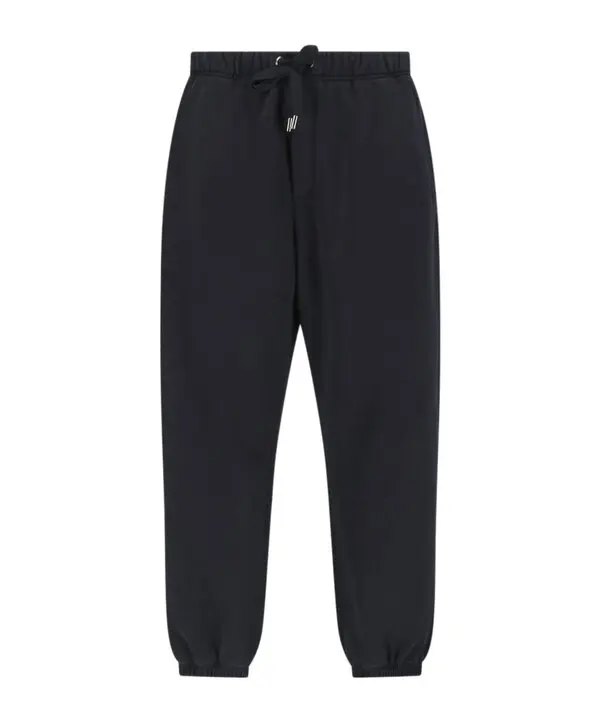 Dolce & Gabbana Dolce Gabbana Heraldic Printed Elastic Waist Track Pants - Black