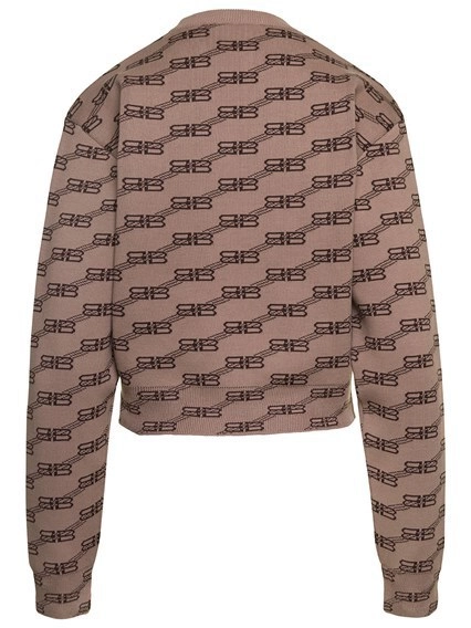 Balenciaga Bb Monogram Knitted Jumper