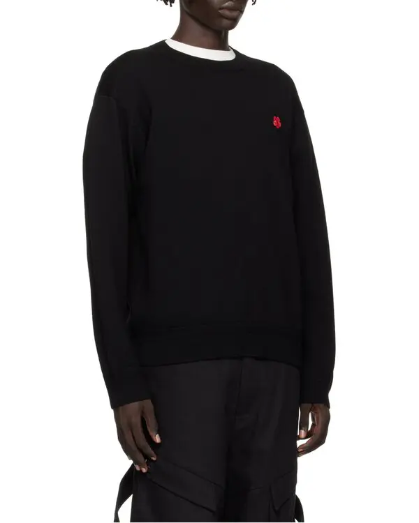 Kenzo Boke Flower Embroidered Crewneck Sweater