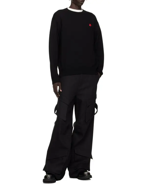 Kenzo Boke Flower Embroidered Crewneck Sweater