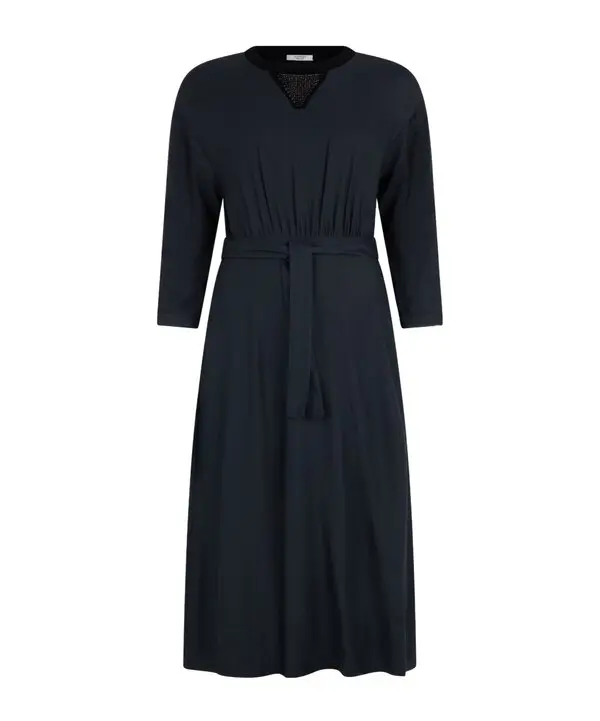 Peserico Belted Midi Dress