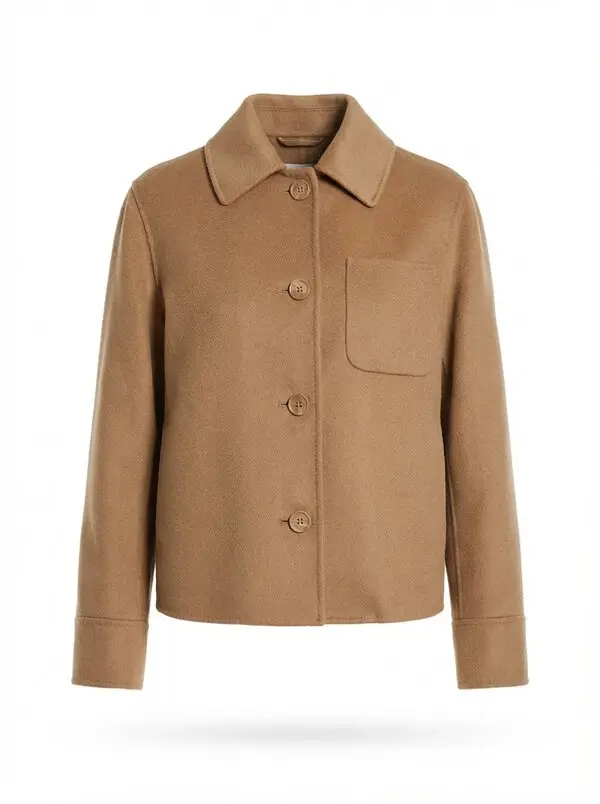 Max Mara Long Sleeve Casual Jacket - Brown