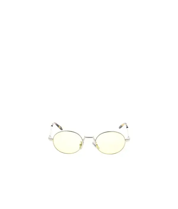 Loewe Groove Oval Sunglasses - White