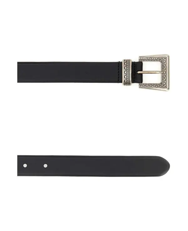 Prada Engraved Buckle Belt