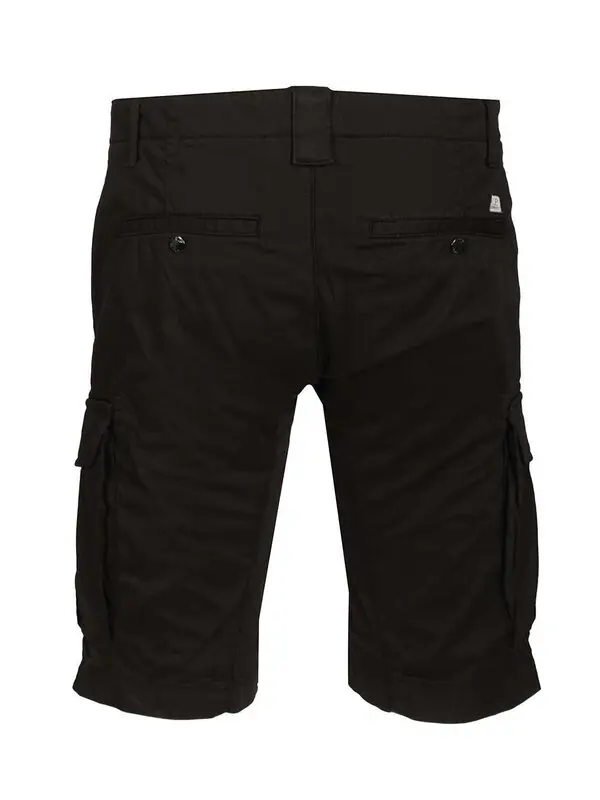 C.P. COMPANY Lens Detailed Cargo Shorts - Black