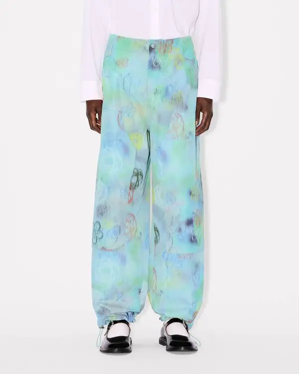 Kenzo X Futura 2000 Graphic Double Knee Pants