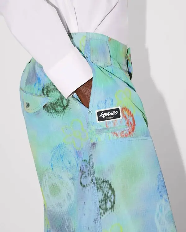 Kenzo X Futura 2000 Graphic Double Knee Pants