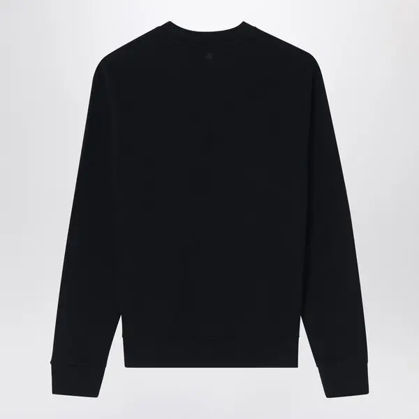 AMI Paris De Coeur Motif Sweatshirt - Black