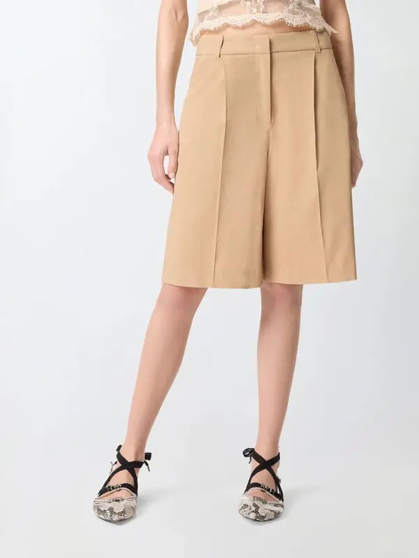 Pinko Bryana Tailored Bermuda Shorts - Light Brown
