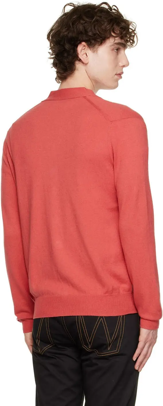 VIVIENNE WESTWOOD V-neck Knitted Cardigan - Red