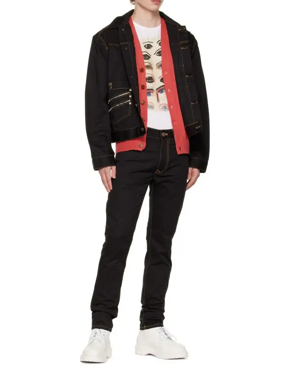 VIVIENNE WESTWOOD V-neck Knitted Cardigan - Red