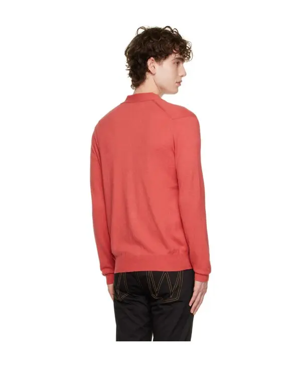 VIVIENNE WESTWOOD V-neck Knitted Cardigan - Red