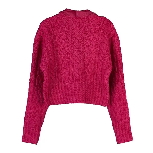 Ami Cable-knit Virgin Wool Jumper