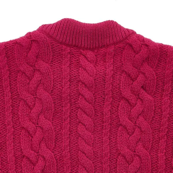 Ami Cable-knit Virgin Wool Jumper