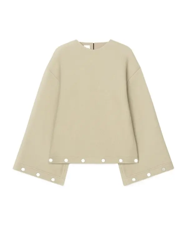 Nanushka Anwen Studded Felted Top