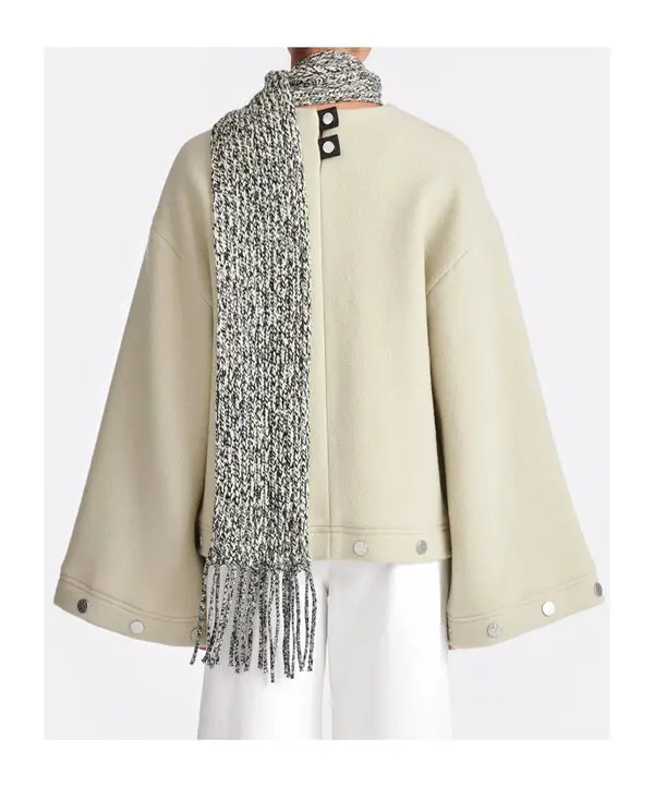 Nanushka Anwen Studded Felted Top