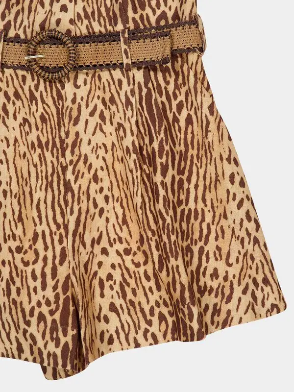 Zimmermann Cascadian Halterneck Sleeveless Playsuit