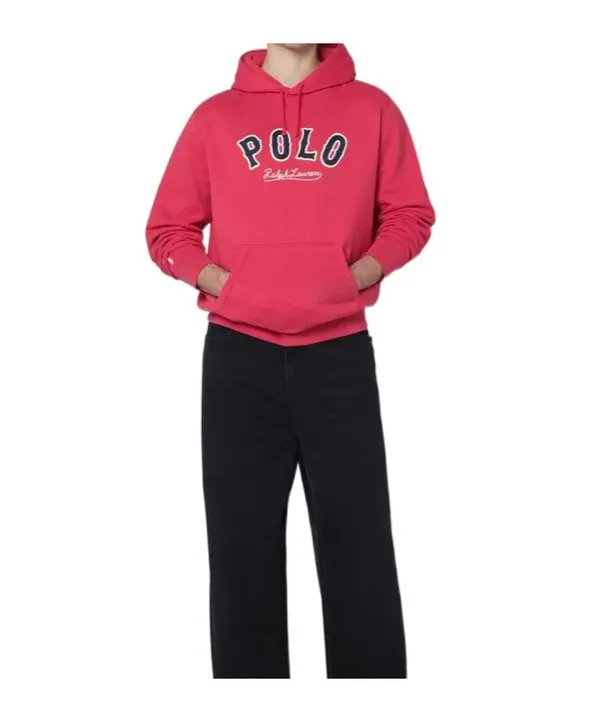 Polo Ralph Lauren Embroidered Logo Hoodie - Red