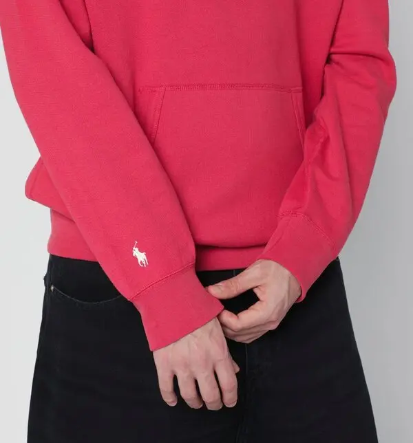 Polo Ralph Lauren Embroidered Logo Hoodie - Red