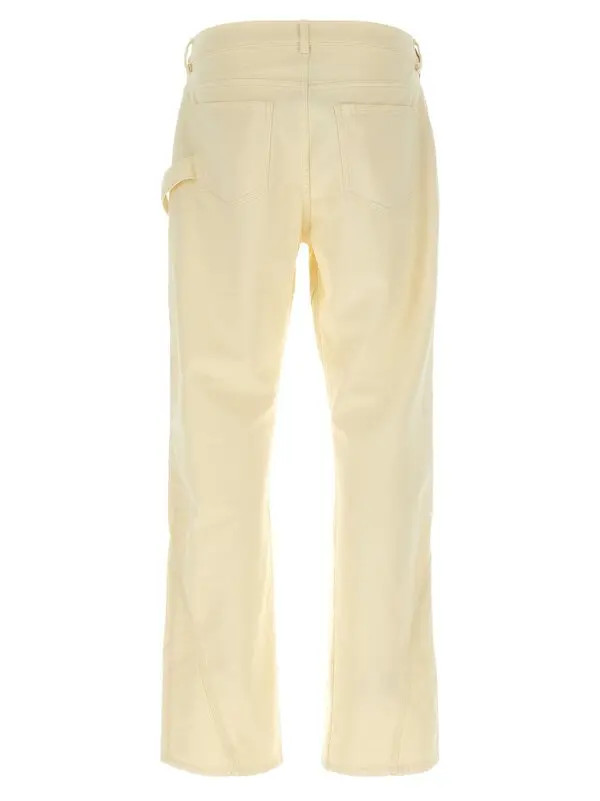 J.W.ANDERSON Logo Patch Twisted Leg Workwear Trousers