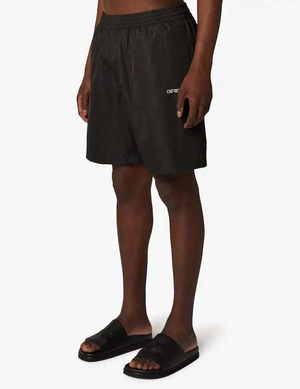 Off-White Straight Leg Swim Shorts