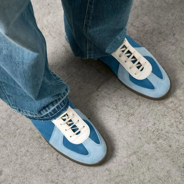 SCAROSSO Markus Color-blocked Sneakers - Blue