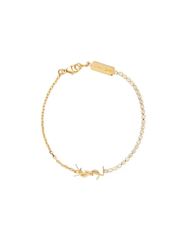 Saint Laurent Cassandre Charm Bracelet - Yellow