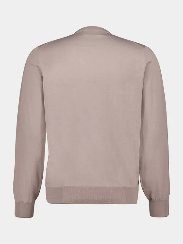 Brunello Cucinelli Crewneck Long Sleeve Jumper - Nude