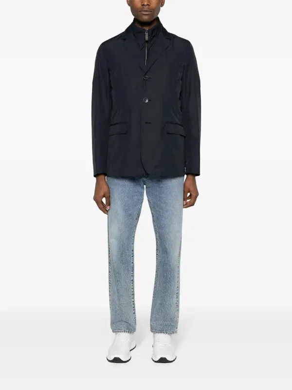 Herno Long-sleeved Casual Jacket - Black