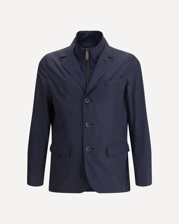 Herno Long-sleeved Casual Jacket - Black