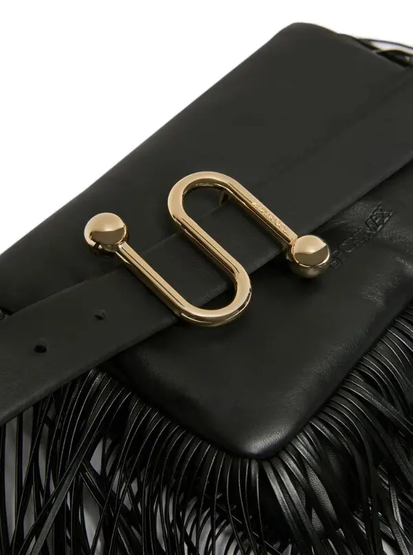 Max Mara Sportmax Soffy Fringes Logo Debossed Pouch