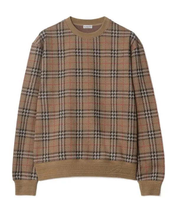 Burberry Vintage Checked Crewneck Jumper