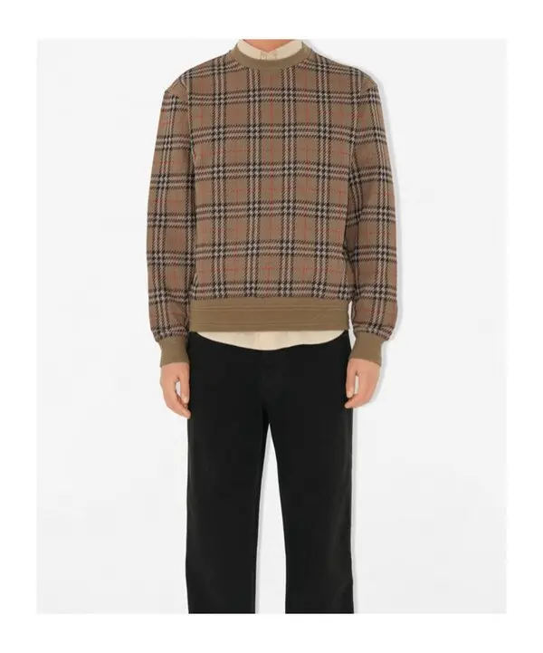 Burberry Vintage Checked Crewneck Jumper