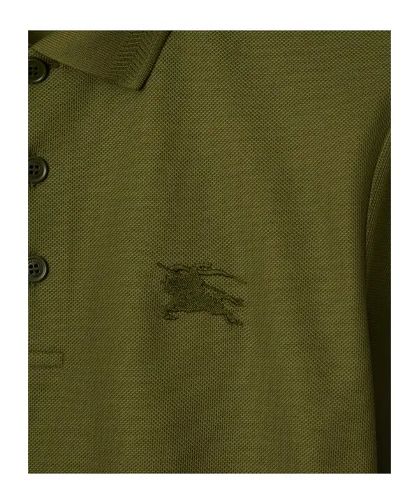 Burberry Logo Embroidered Short-sleeved Polo Shirt