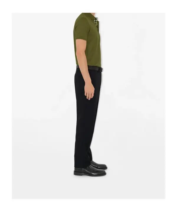 Burberry Logo Embroidered Short-sleeved Polo Shirt