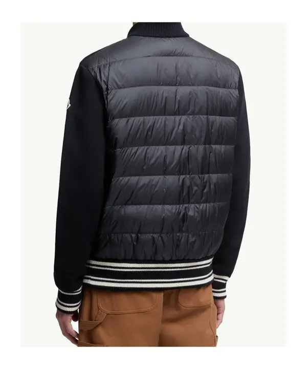 Moncler Logo Patch Bomber Jacket