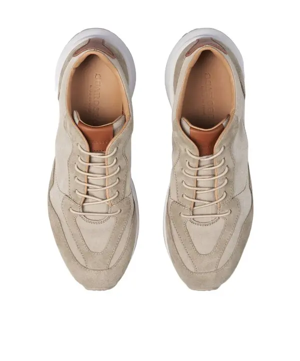 SCAROSSO Achille Lace-up Sneakers - Beige
