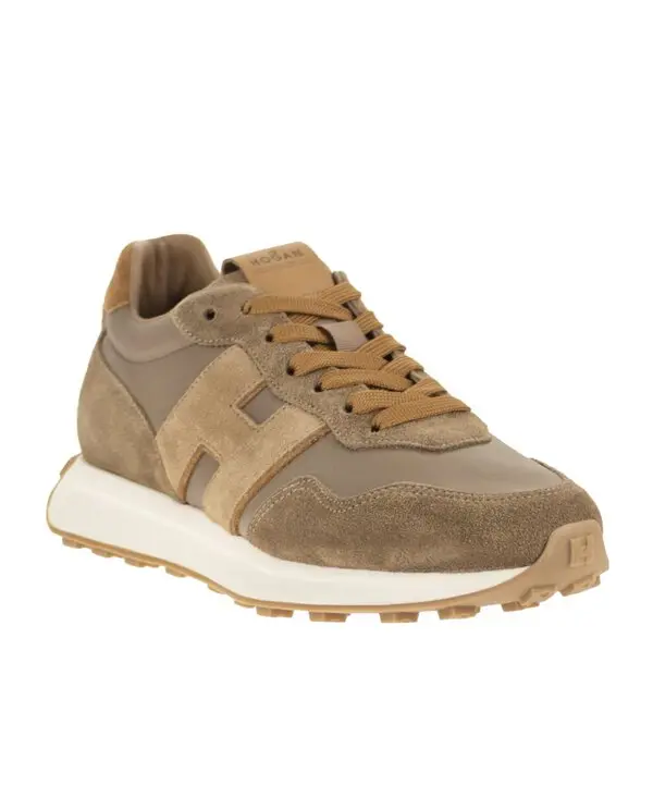 Hogan Low Top Lace Up Sneakers