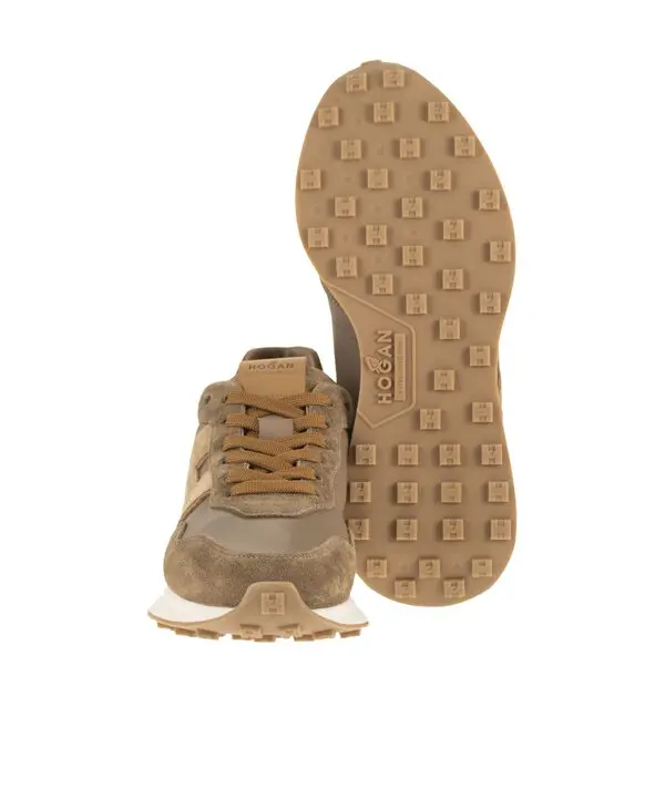 Hogan Low Top Lace Up Sneakers