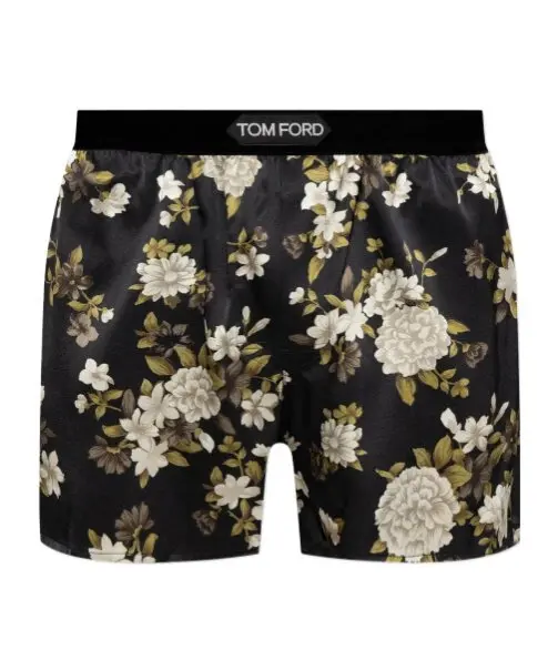 TOM FORD Satin Boxers - Black