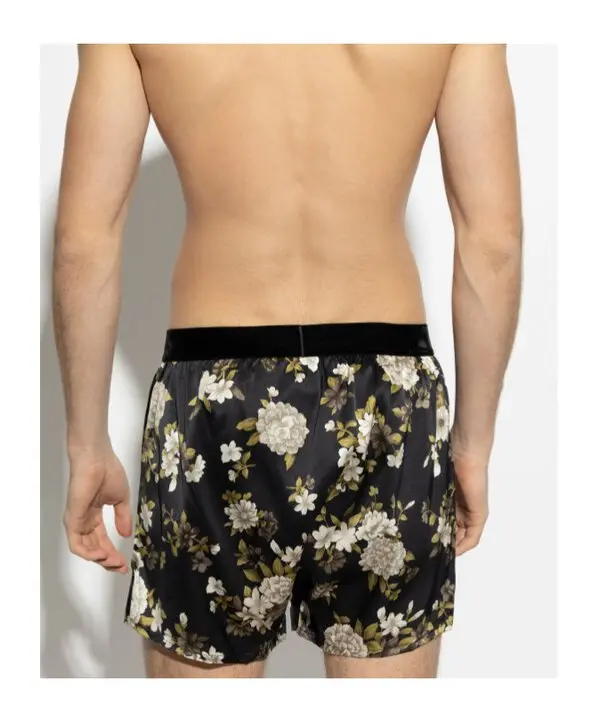 TOM FORD Satin Boxers - Black