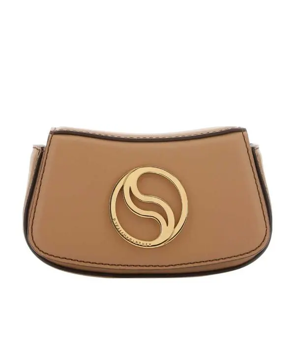 Stella McCartney Logo Plaque Belt Bag - Brown