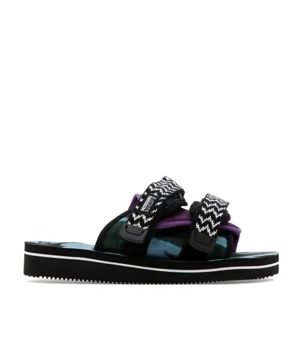 Suicoke Double-belt Slide Sandals - Black
