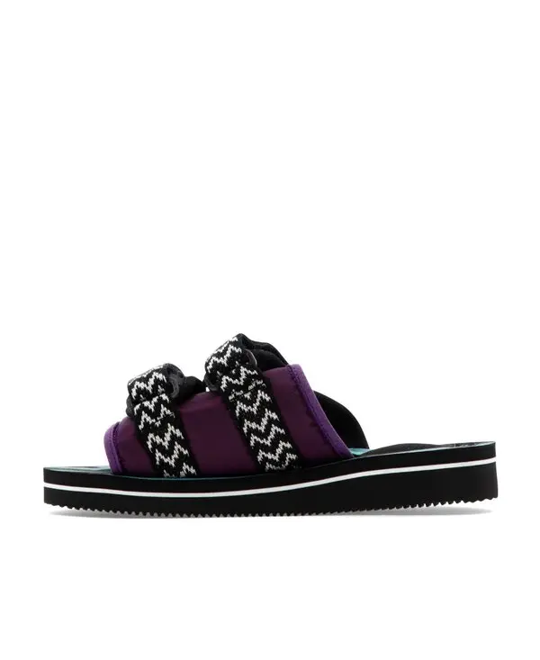 Suicoke Double-belt Slide Sandals - Black