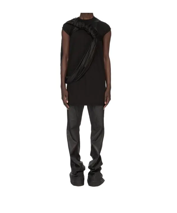 Rick Owens Bolan Coated Bootcut Jeans - Black