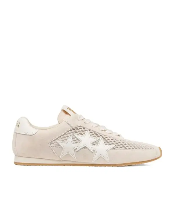 Amiri Lace-up Star Sneakers - Nude
