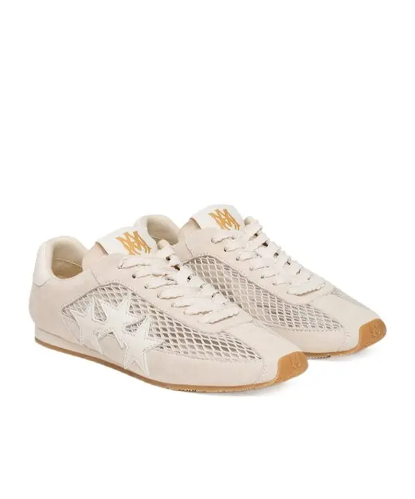 Amiri Lace-up Star Sneakers - Nude