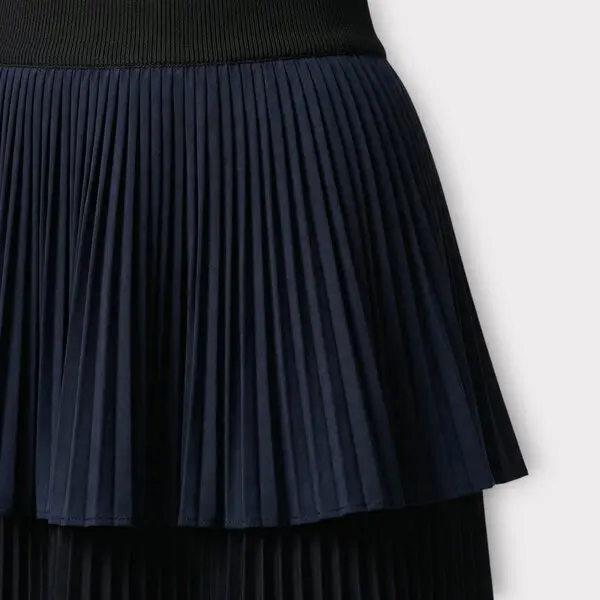 Alaïa Tiered Pleated Skirt