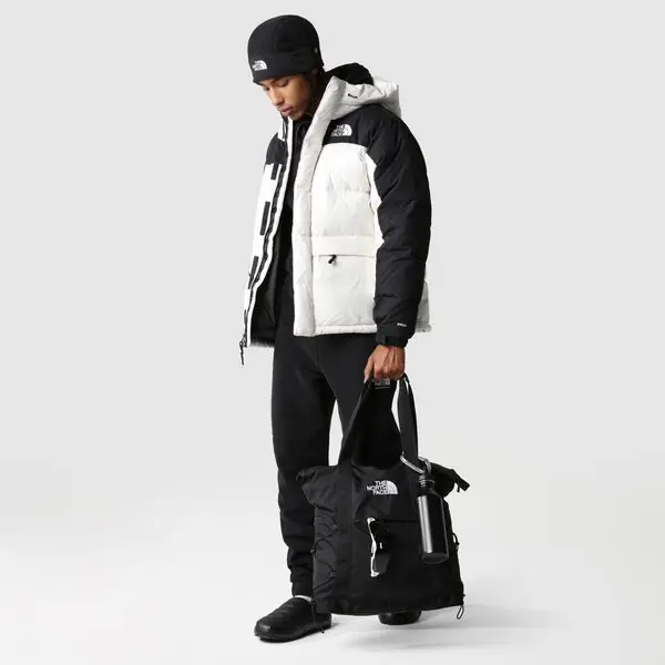 The North Face Logo Embroidered Zipped Puffer Jacket - White